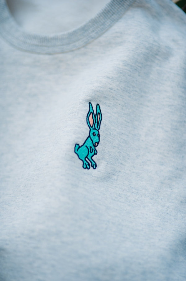 Jackrabbit Sweatshirt in Eggshell - Bigfoot Kick
